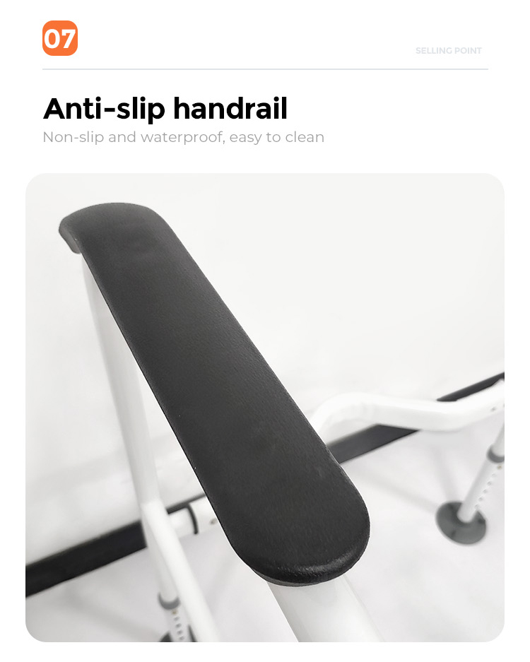 Height adjustable safety rails toilet frame patient standing for the ...