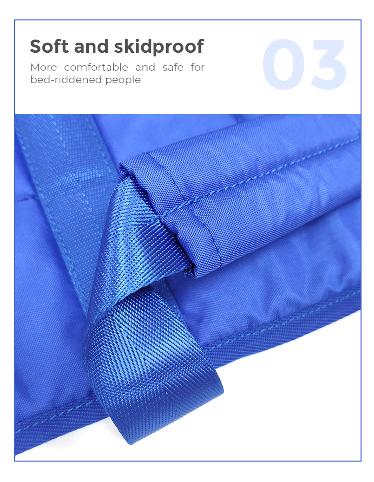 Patient transfer pad for elderly disabled bedridden home nursing care ...