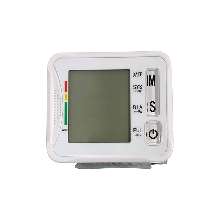 Digital blood pressure monitor smart portable wrist arm bp rechargable ...