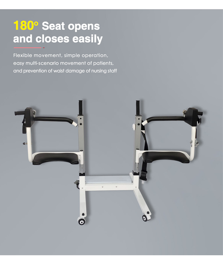 Patient transfer wheel chair elderly move electric lift with commode ...