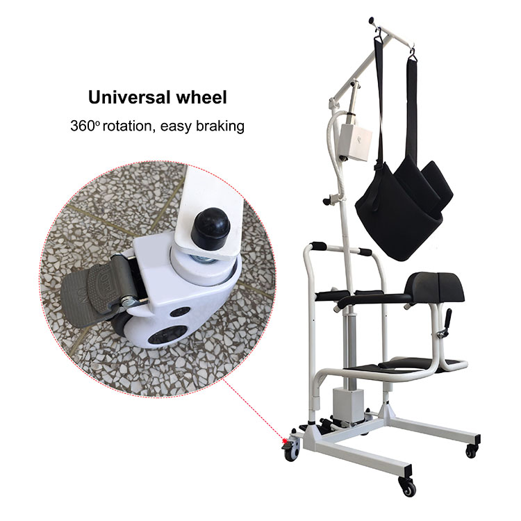 Electric transfer lift chair patient elderly home move wheel toilet ...
