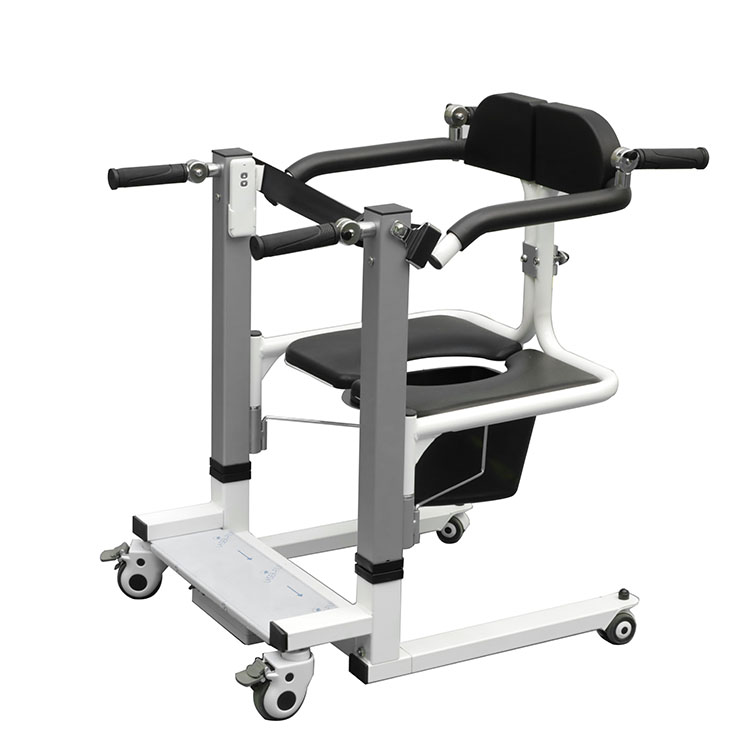 Patient transfer wheel chair elderly move electric lift with commode ...