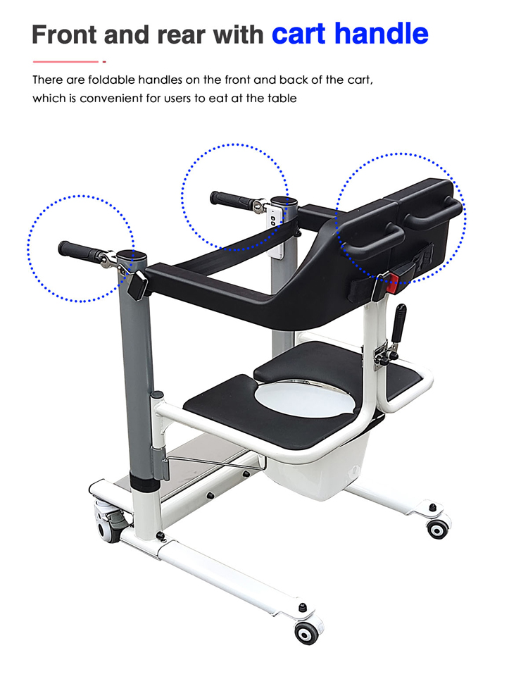 Commode chair electric lifting equipment transfer patient from bed to ...