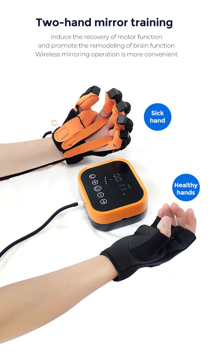 Hand rehabilitation gloves electric stroke hemiplegia exercise devices ...