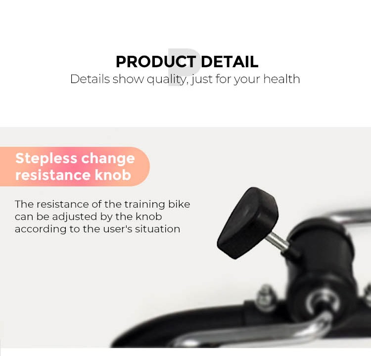 Home pedal exerciser foldable hand and foot physical therapy exercise ...