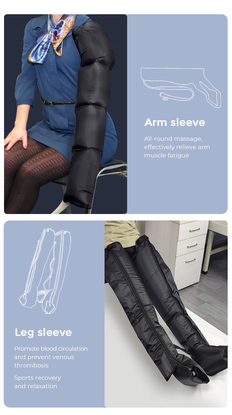 Lymphatic Drainage Boots Compression Massager | Alleviate Swelling and ...