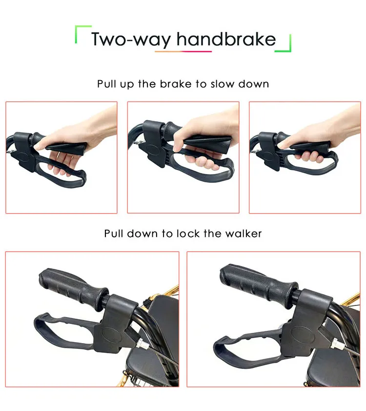 Premium Aluminum Rollator | Lightweight and Durable