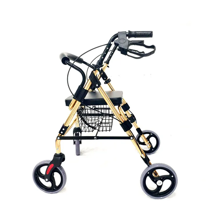 Lightweight and Portable Rollator Walker with Seat and Basket | Your ...