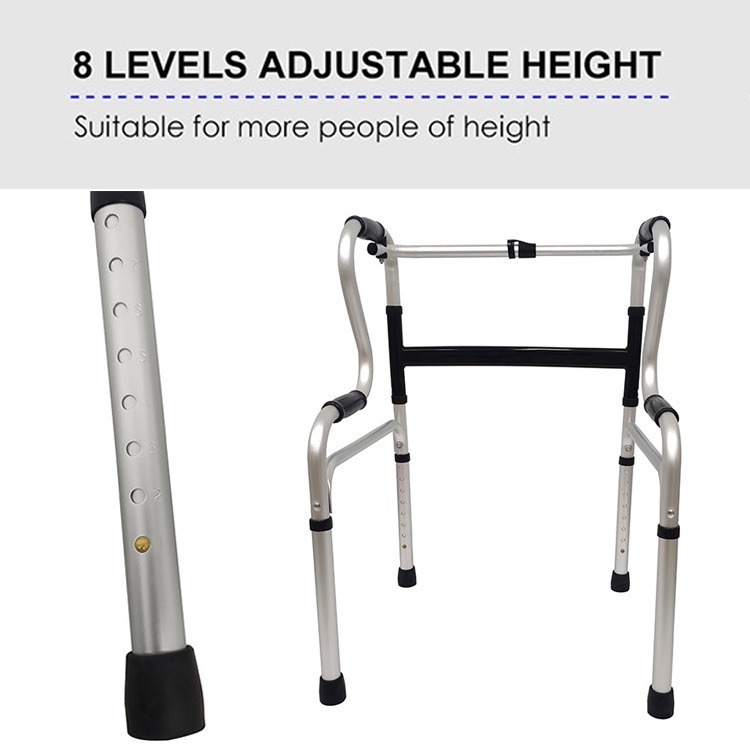 Secure and Stable Foldable Walking Frame with Seat – Your Trusted Companion