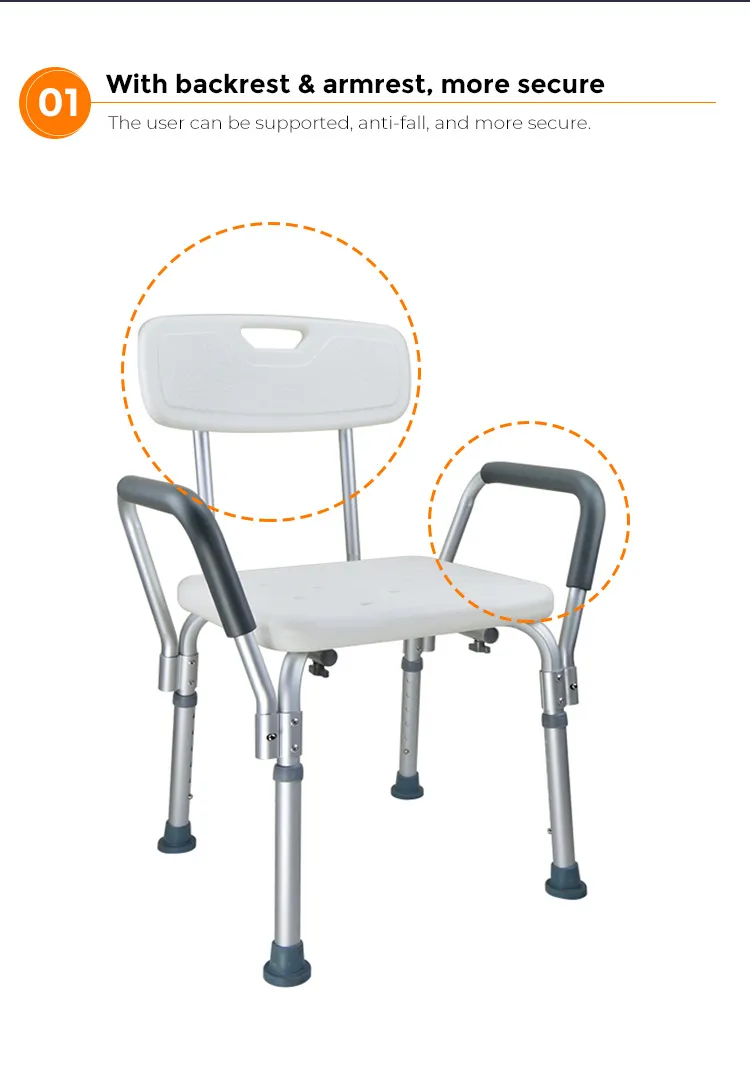 Senyang Disability Shower Chair - Comfortable and Safe Bathing Solution