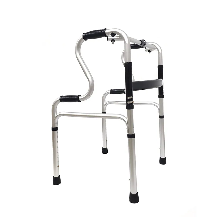 Lightweight Aluminum Elderly Walking Aid with Adjustable Height and ...