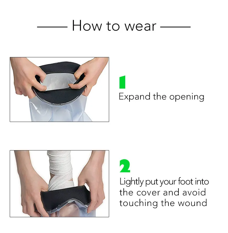 How to Wear a Cast Protector